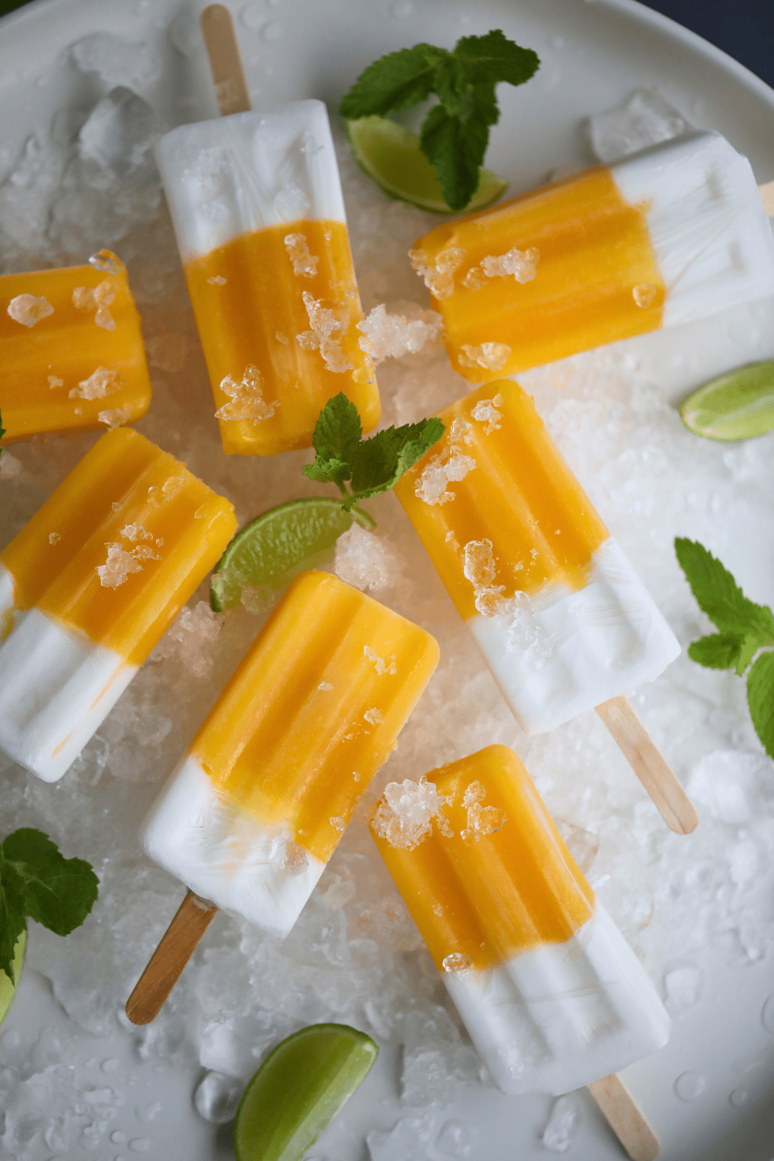 Mango + Coconut Icy Pops – The Healthy Chef