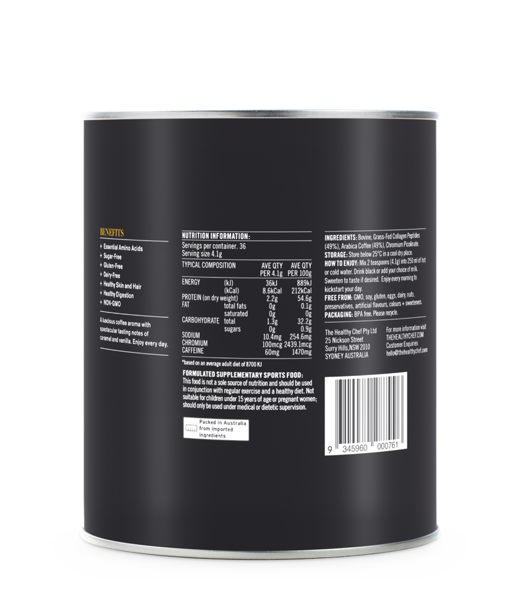 The Healthy Chef Collagen Coffee